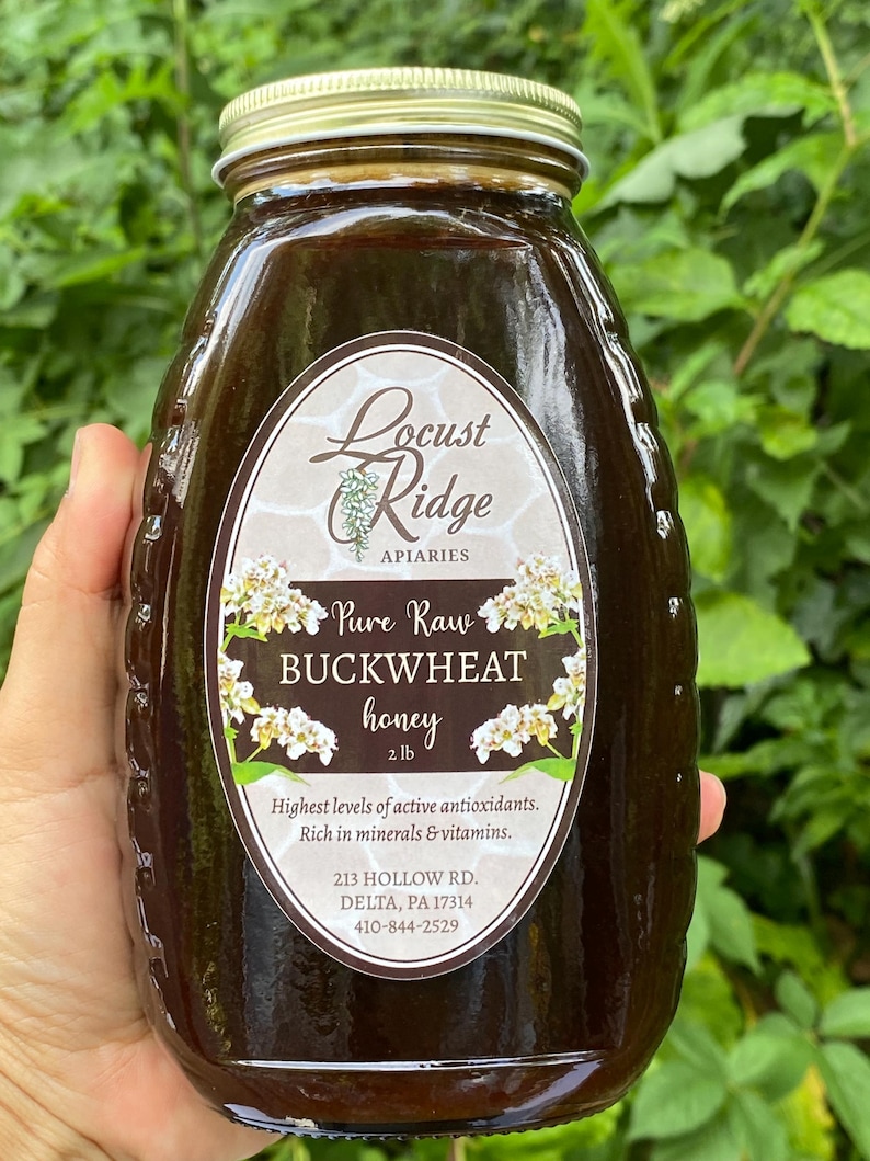 Pure Raw Unfiltered Buckwheat Honey/ Local Amish Farm in Pennsylvania ...