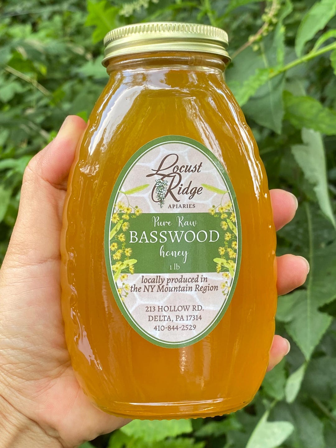 Pure Raw Basswood Honey / Unfiltered Honey / Fresh Farm Honey ...
