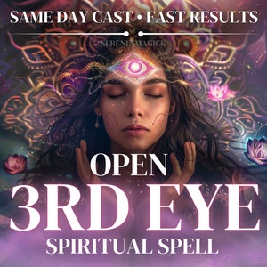 Third Eye Awakening Spell | Psychic Vision, Intuition - Etsy