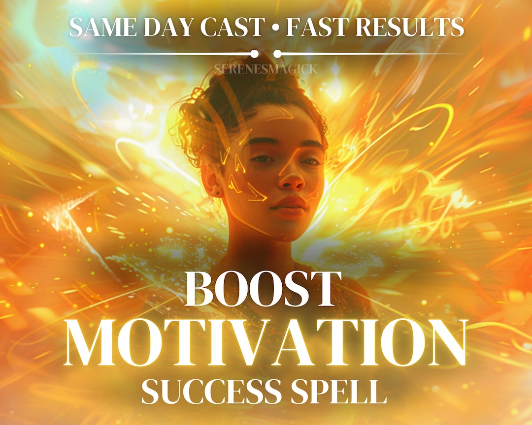 BOOST MOTIVATION Spell | Boost Your Drive | Powerful Inspiration Ritual ...