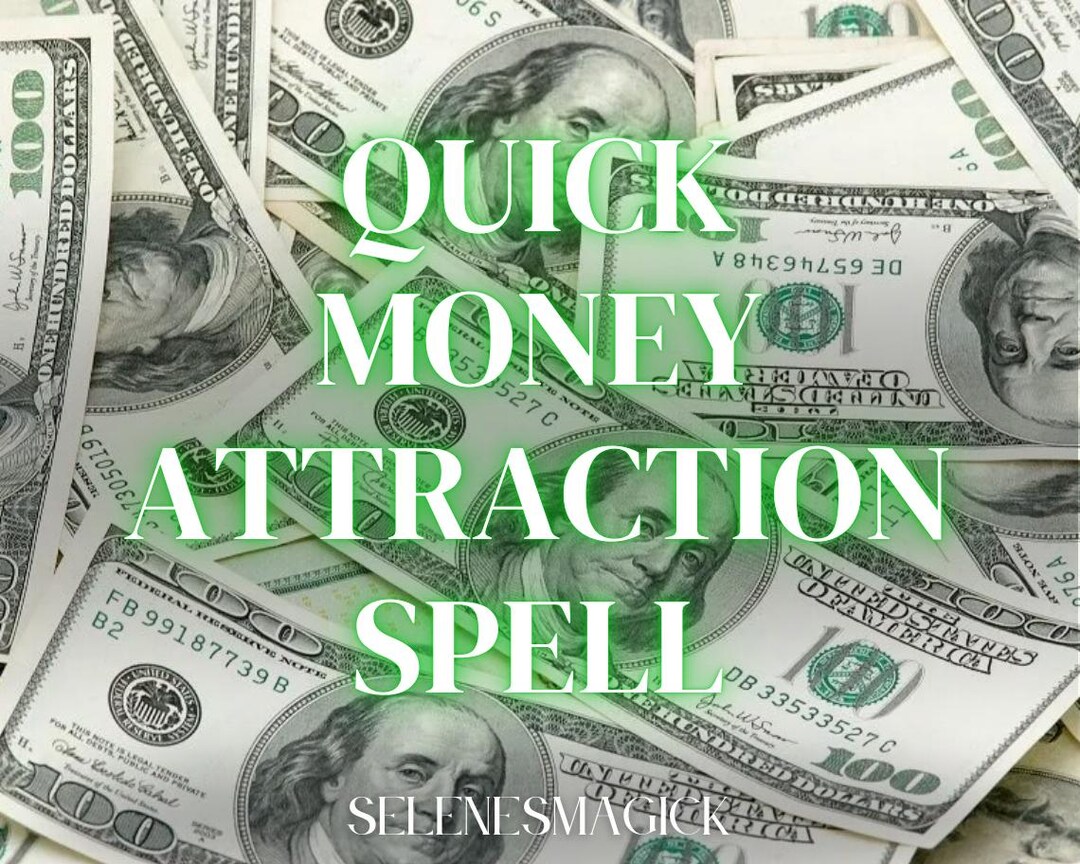 Quick Money Attraction Spell | Same Day Casting - Etsy