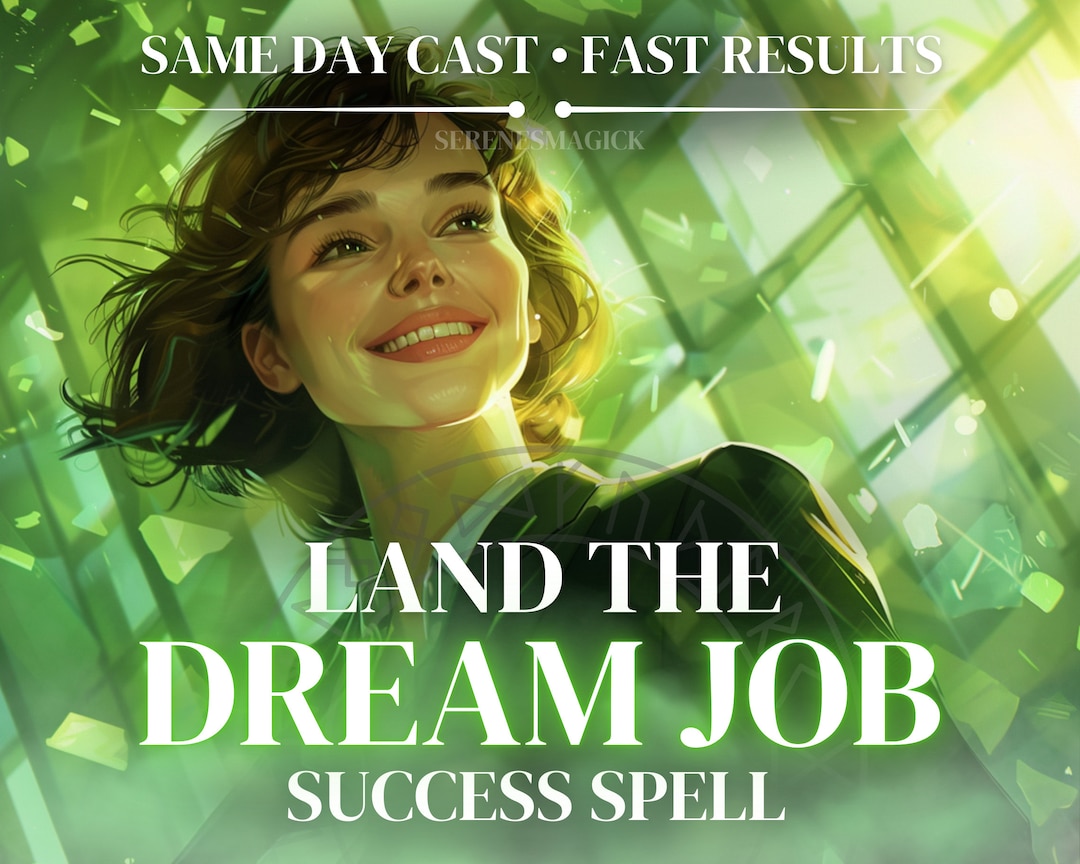 DREAM JOB Spell | Manifest Career Success | Powerful Employment Ritual | Attract Your Ideal Job ...