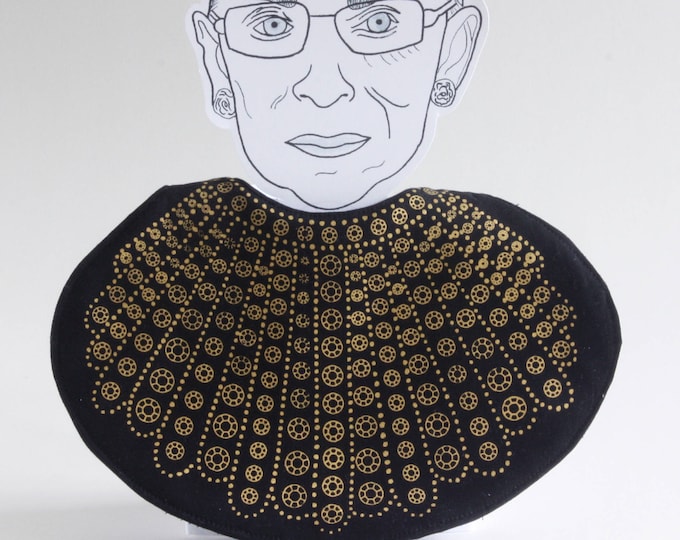 Dissent Collar Baby Bib / Ruth Bader Ginsburg / Notorious RBG / Supreme ...