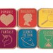 Library Genre Coasters - Set of 6 / Librarian / Librarian Gift / Book ...