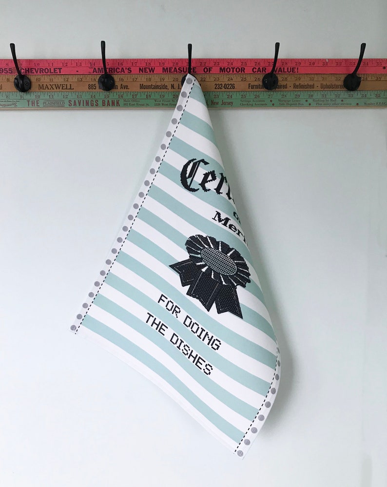 Dot Matrix Paper Towel Decorative Tea Towel // | Etsy