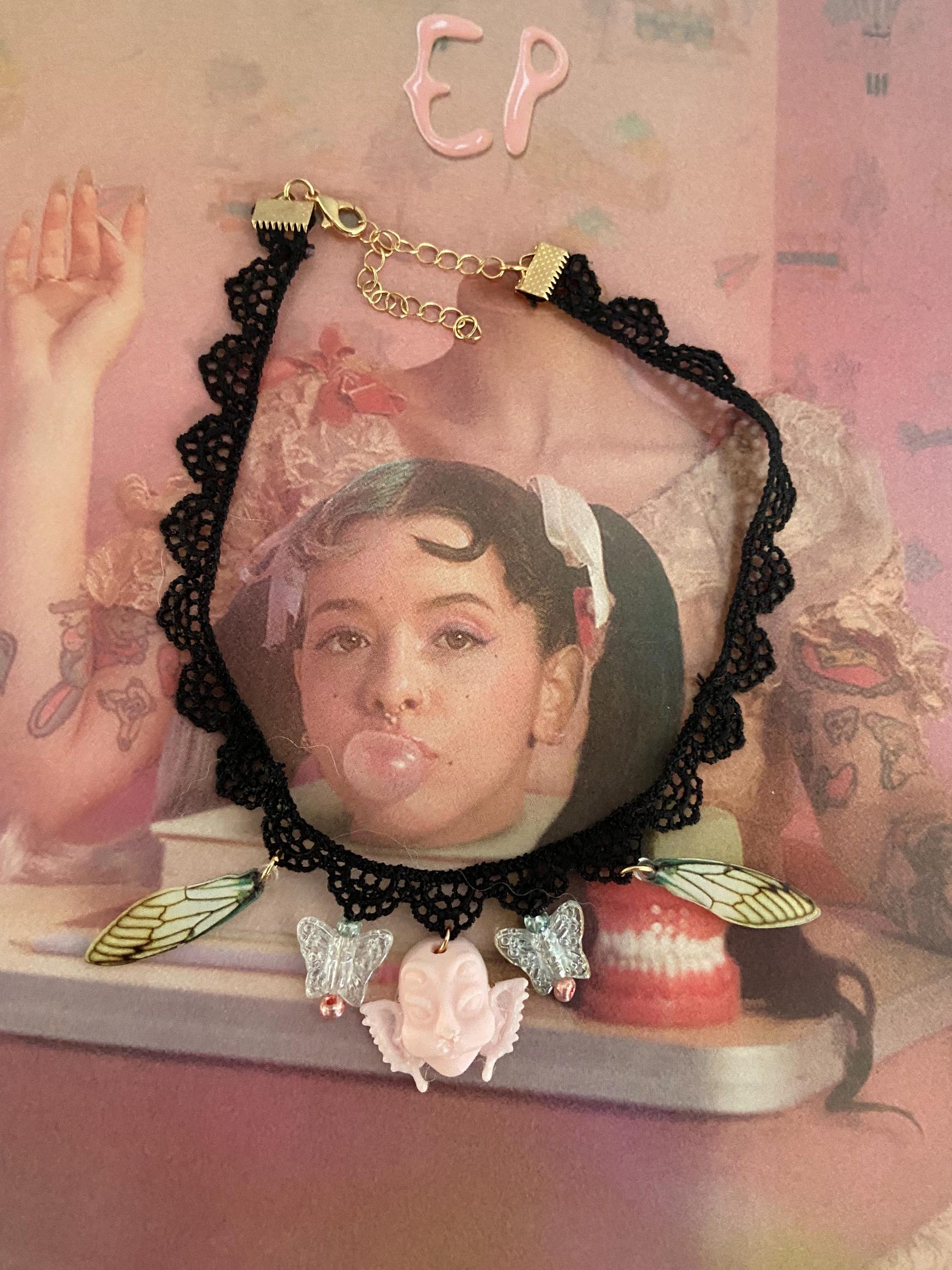 Melanie Martinez Inspired Choker Necklace - Nymphology With Portals ...
