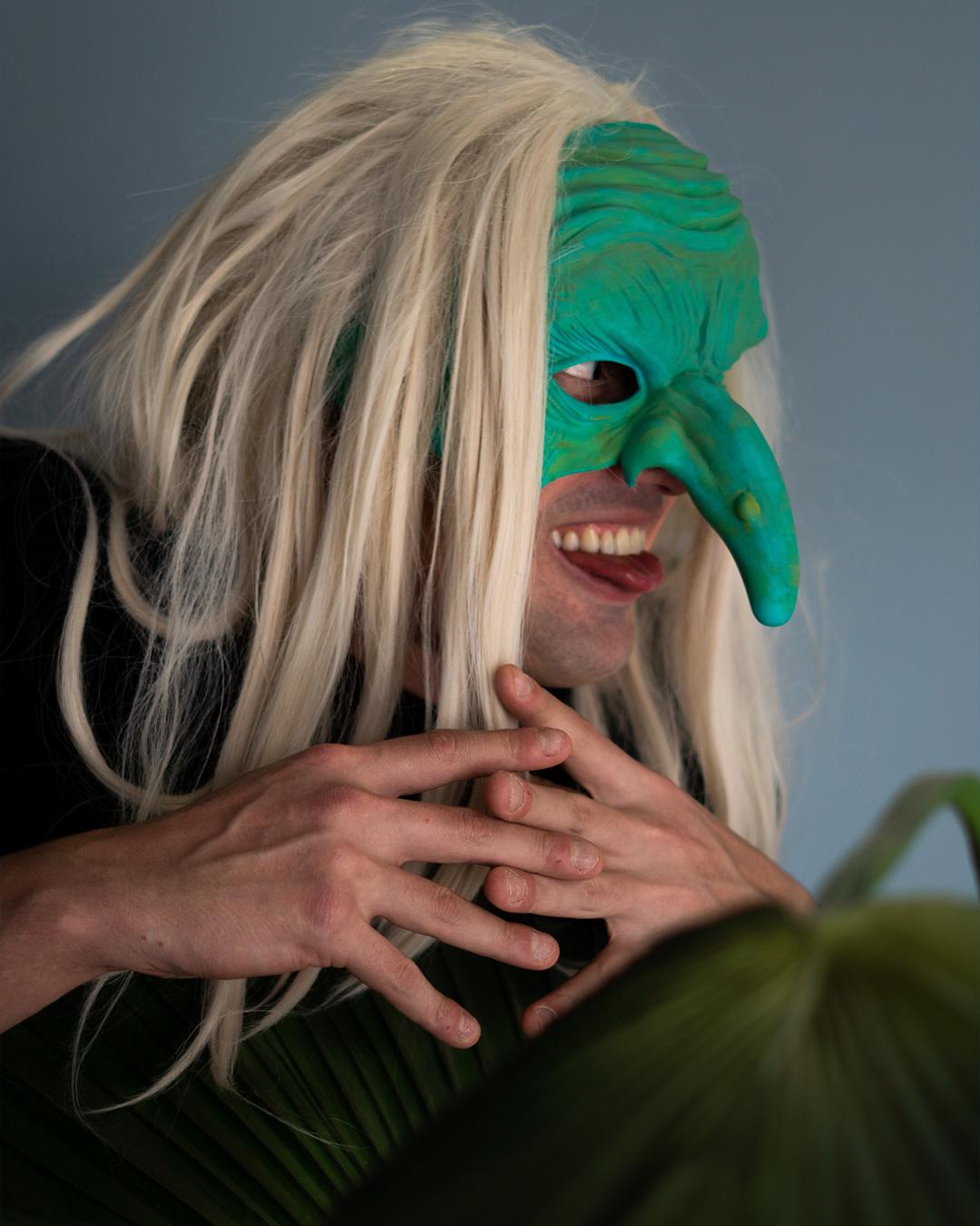 Cosplay Witch Mask Horror Custom Colors Halloween Gift - Etsy