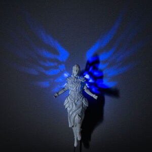 Valkyrie Wall Light | 3D Printed | Custom Colors | LED Night Light ...