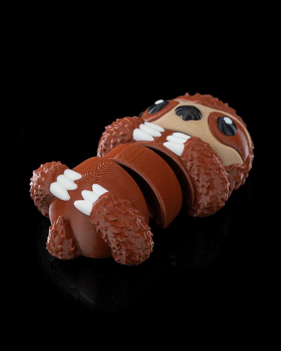 Sloth Articulated 3D Printed custom Colors Articulated Gift - Etsy