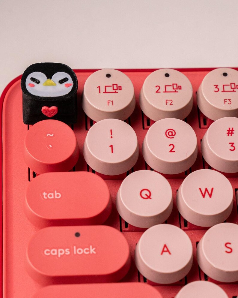 Penguin Angry Keycap Keyboard 3D Printed Gift - Etsy
