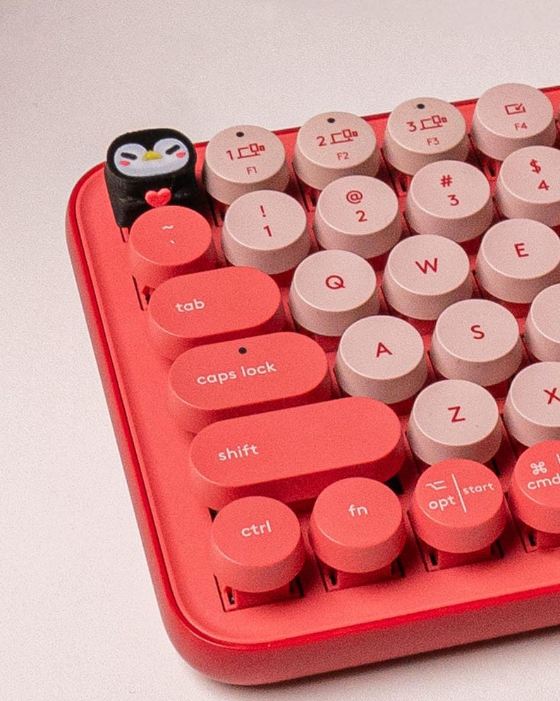 Penguin Angry Keycap Keyboard 3D Printed Gift - Etsy