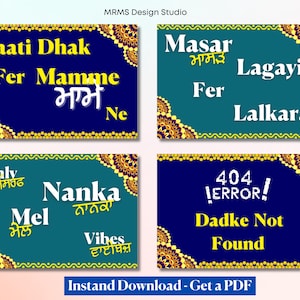 Nanka Mel & Dadka Mel Signs Combo Pack, Nanka Dadka Mel Wedding Props ...