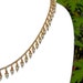 Dancing Pearl Necklace / Natural White Seed Pearls / Coppery Swarovski ...