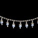 Dancing Pearl Necklace / Natural White Seed Pearls / Coppery Swarovski ...