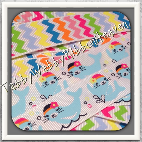 M2MG Cabana Seals & Chevron Combo Set 2 Yds Print 2 Yds | Etsy