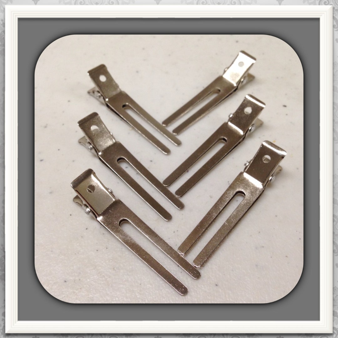 Double Prong Clips 20 Pcs Great 4 Hairbows 1 3/4 - Etsy