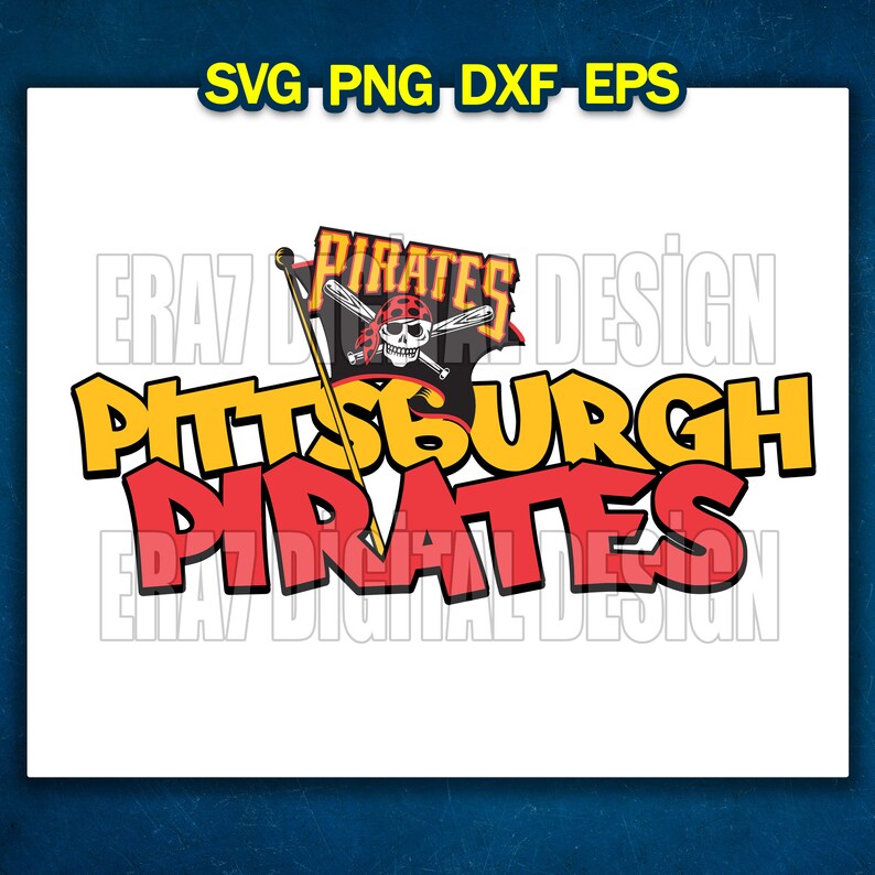 Pittsburgh Piratess SVG PNG, Svg Sports Files, Svg for Cricut, Clipart ...