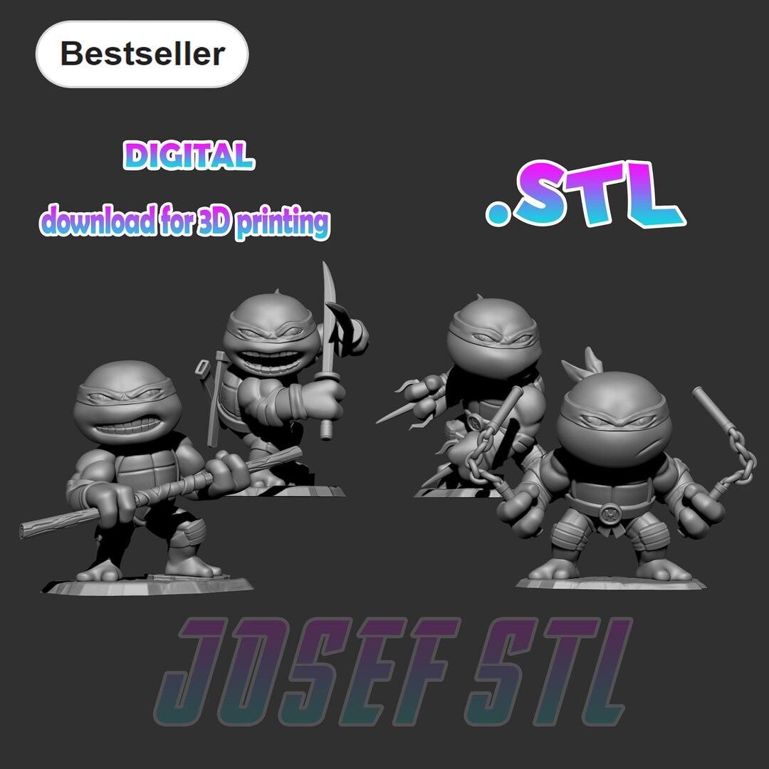 TMNT Teenage Mutant Ninja Turtles Diorama STL Files - Etsy