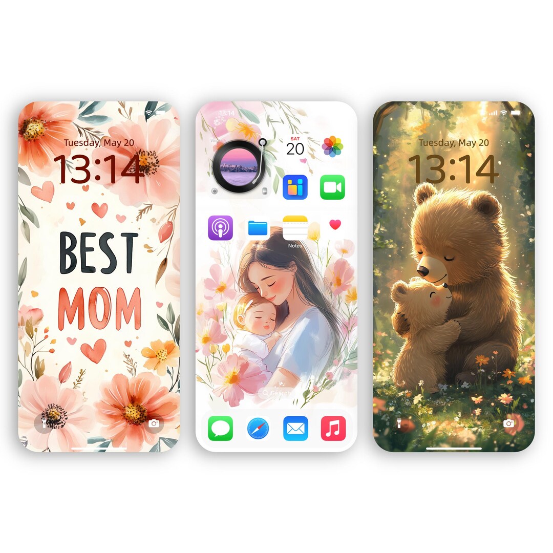 Digital Wallpaper for iPhone and Android | Instant Download | Happy ...