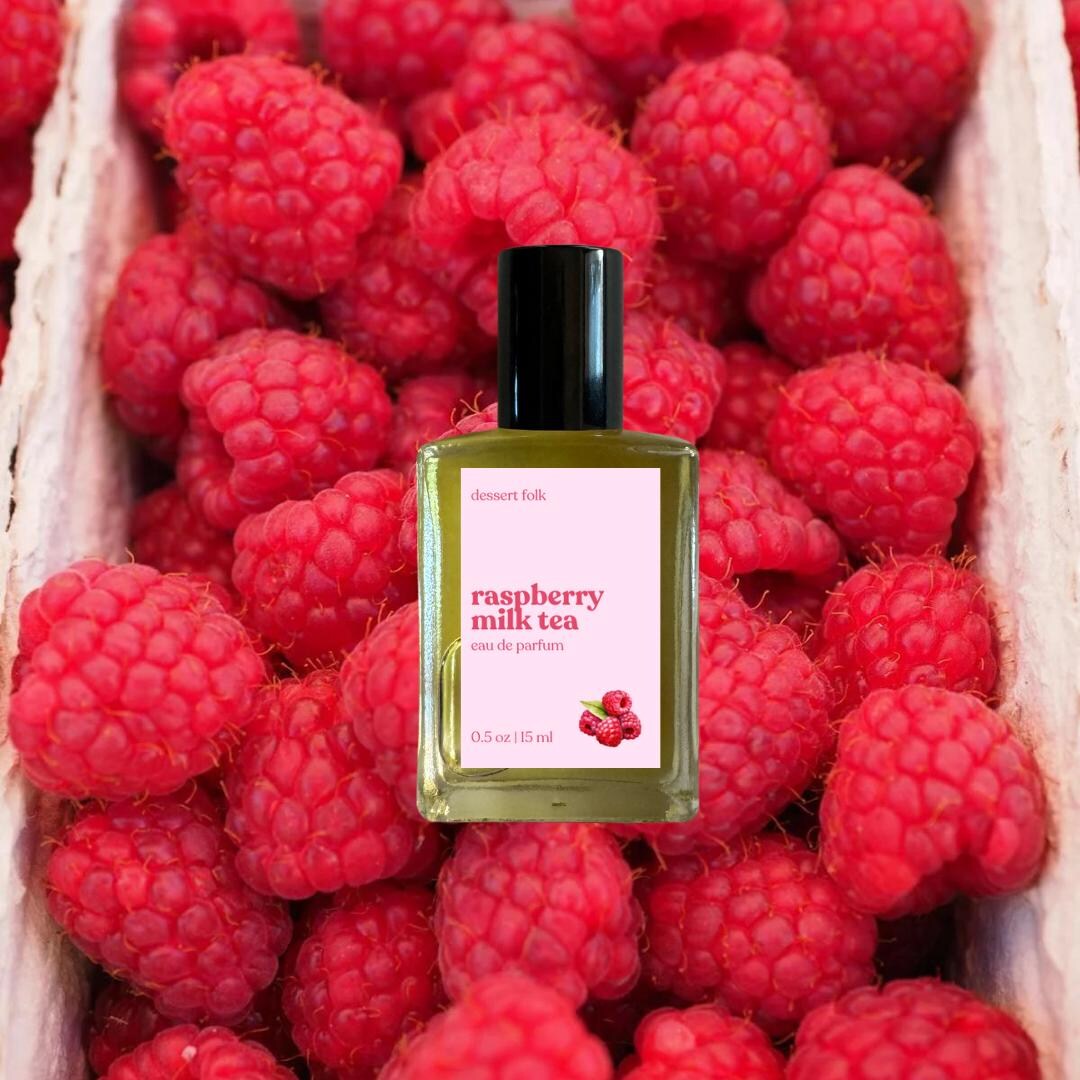 Raspberry Milk Tea Gourmand Eau De Parfum Raspberry Scented Roll on ...