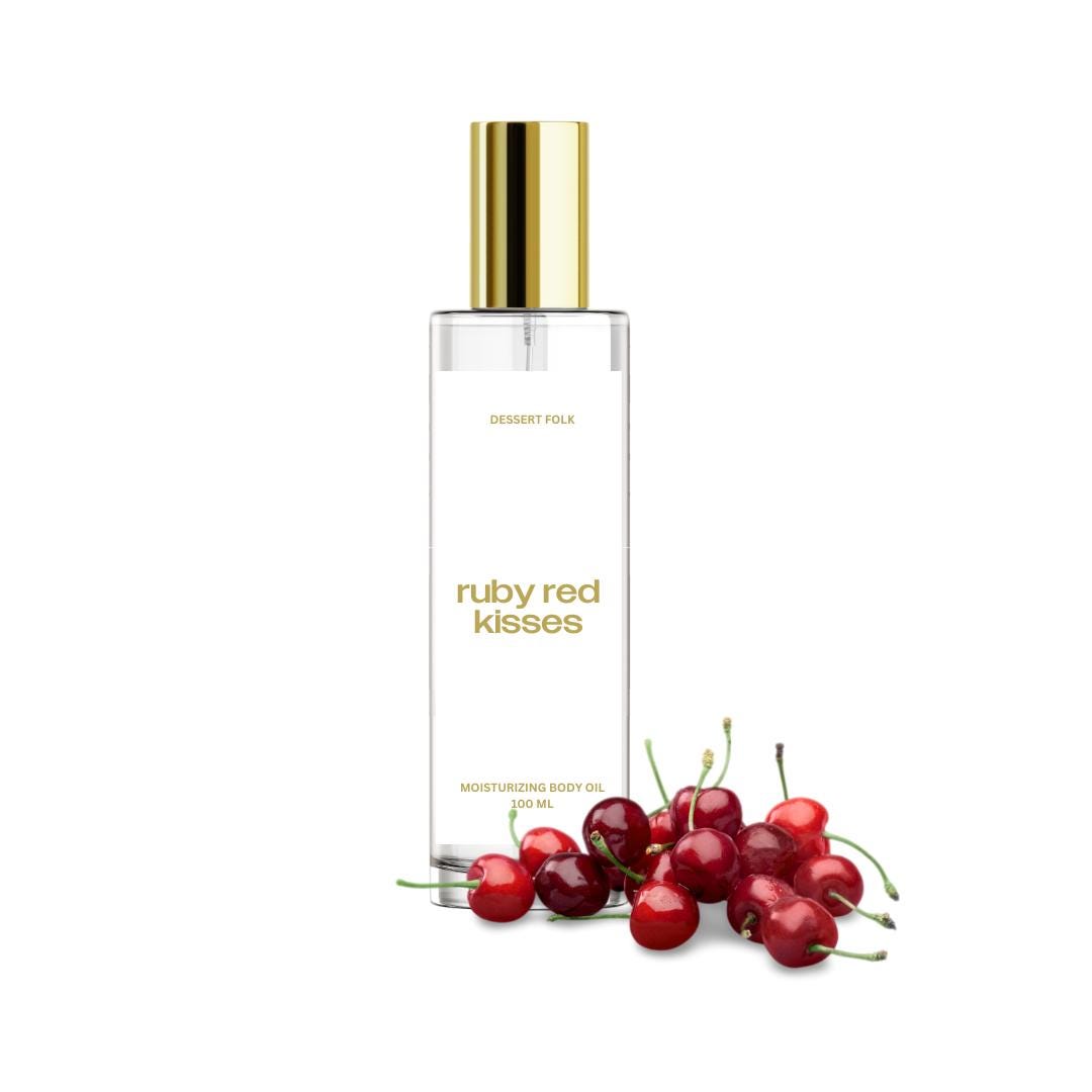 Ruby Red Kisses Gourmand Body Oil | Dessert-scented Moisturizer - Etsy