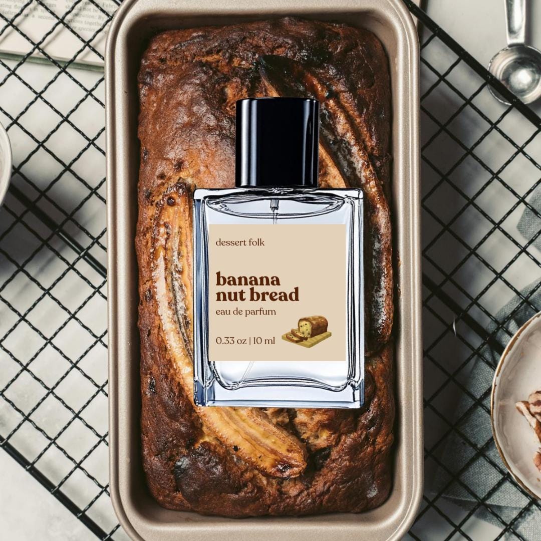 Banana Nut Bread Gourmand Eau De Parfum Banana Scented Perfume - Etsy