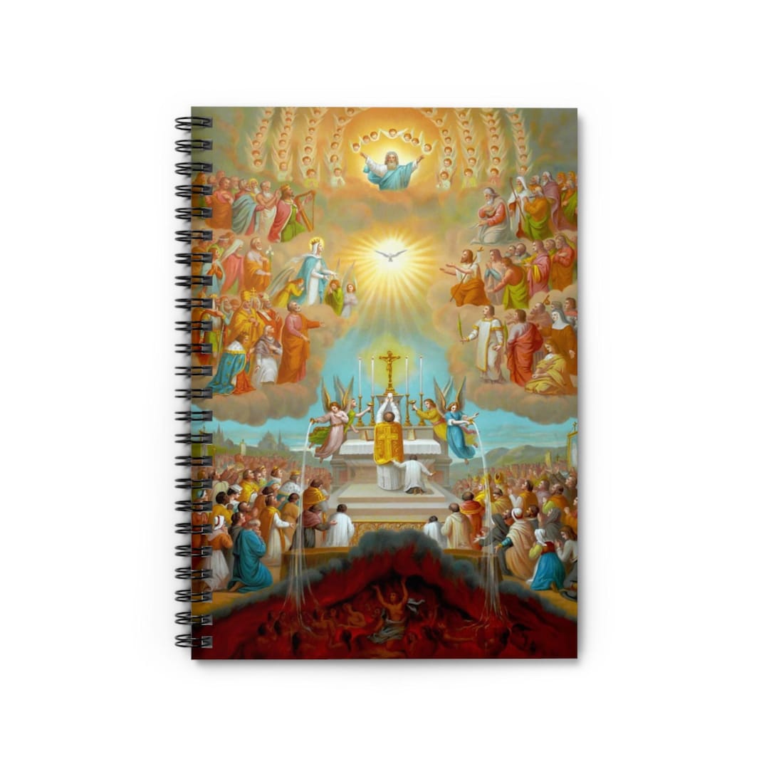 The Holy Mass Catholic Communion of the Saints Notebook, Adoration ...