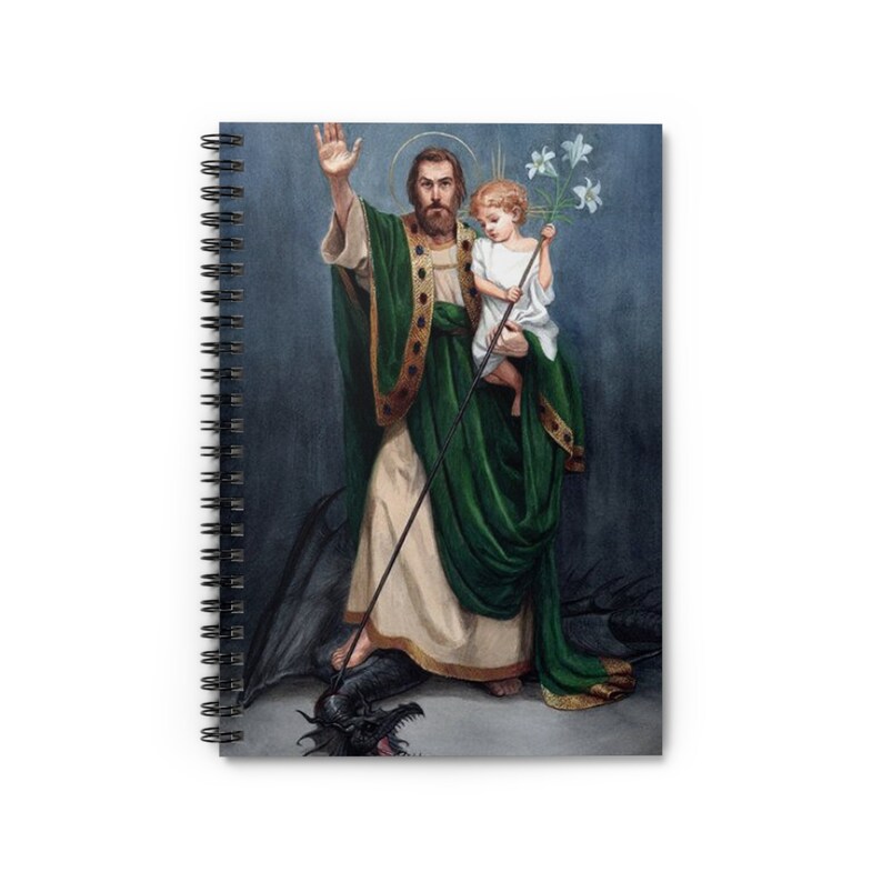 Saint Joseph Terror of Demons Catholic Notebook, Adoration Journal ...