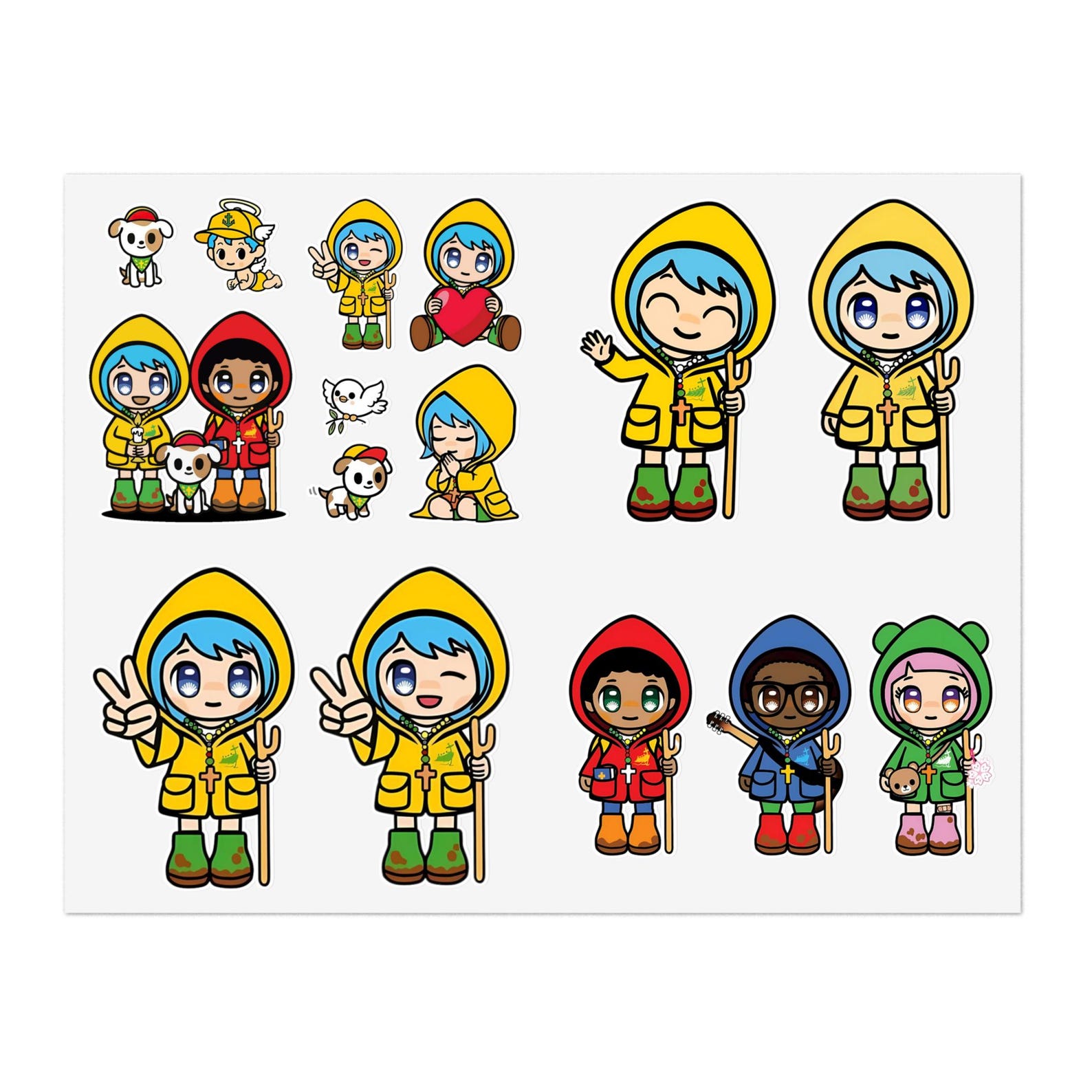 Luce and Friends 2025 Vatican Jubilee Catholic Water Bottle and Laptop ...