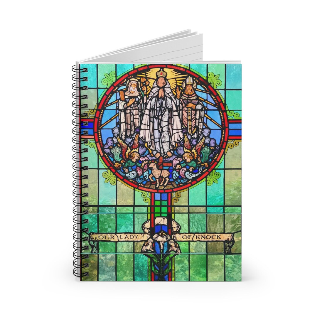 Our Lady of Knock Stained Glass Journal, Catholic Adoration Journal ...