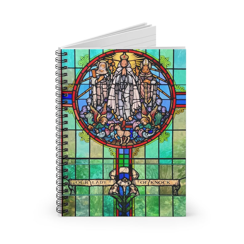 Our Lady of Knock Stained Glass Journal, Catholic Adoration Journal ...