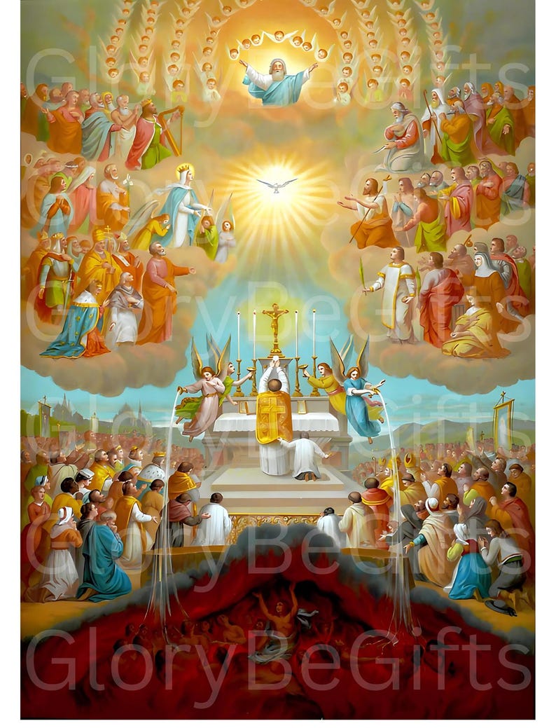 Communion of the Saints Digital Download, Catholic Latin Mass ...