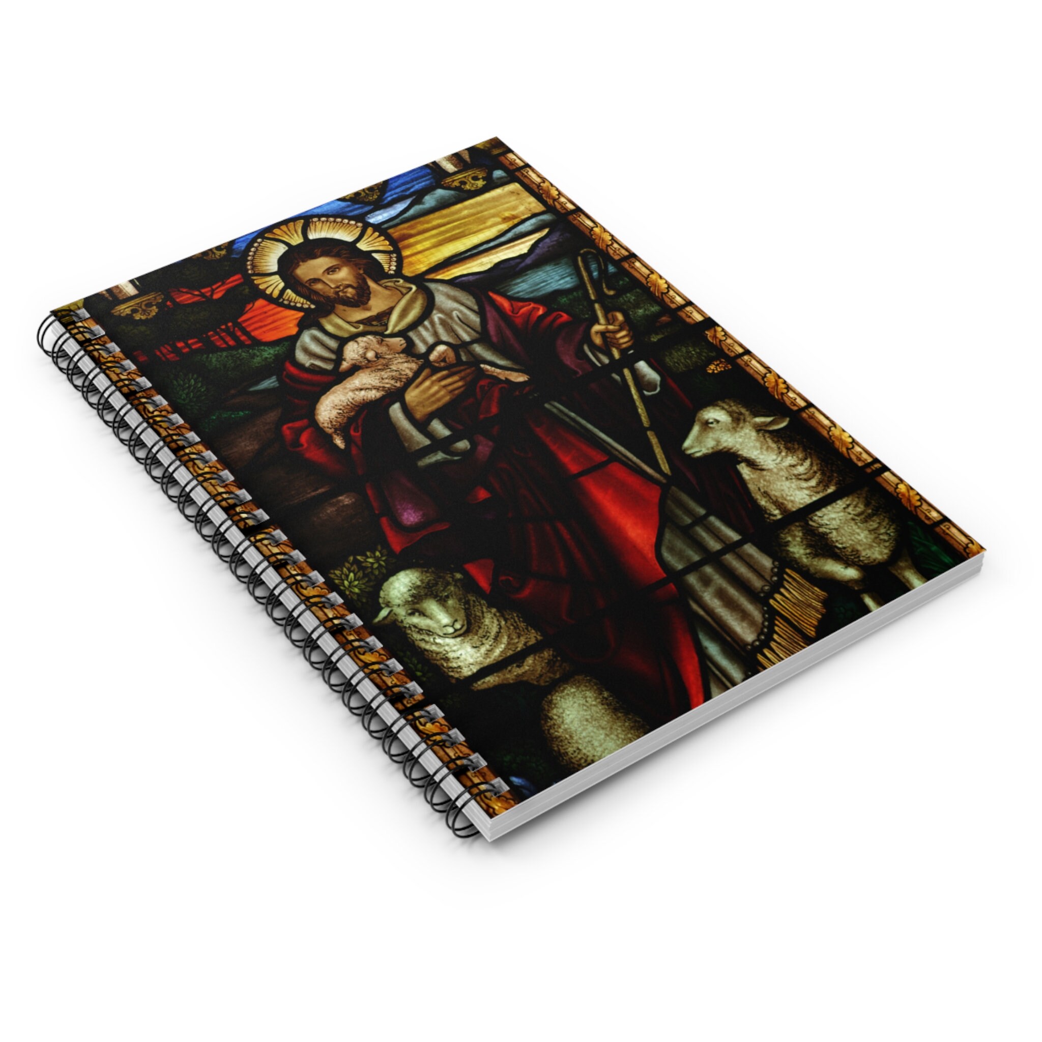 Jesus the Good Shepherd Catholic Notebook, Religious Diary Gift Idea ...