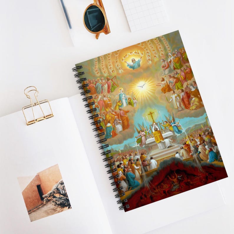 The Holy Mass Catholic Communion of the Saints Notebook, Adoration ...