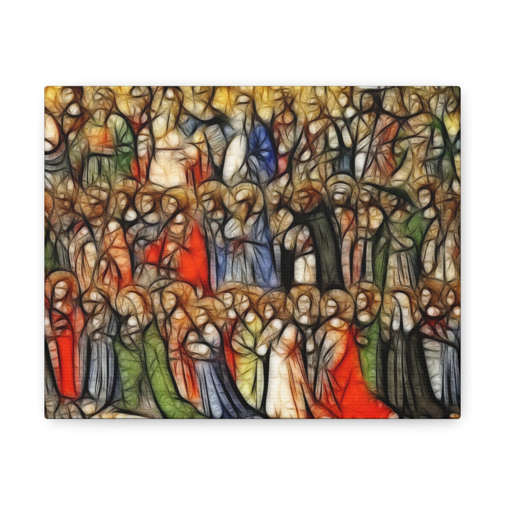 All Saints Day Art in Watercolor Inspiring Canvas Print, Catholic All ...