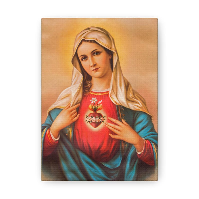 Immaculate Heart of Marycatholic Wall Art Christmas Gift, Religious ...
