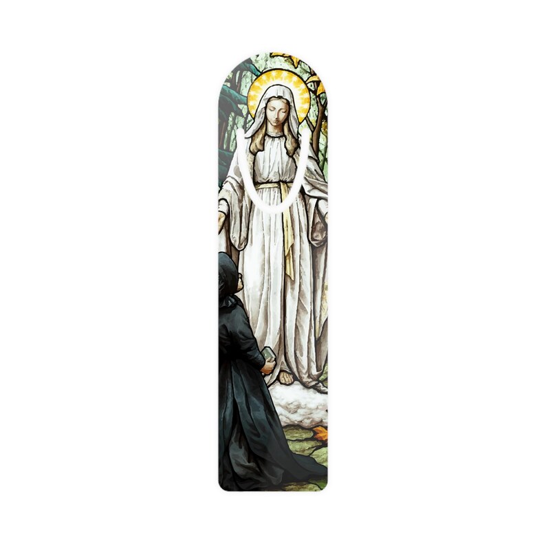 Our Lady of Champion Stained Glass Style Bookmark, Champion Shrine ...