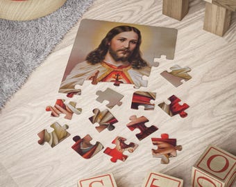 Kids' Jesus Puzzle, Follow Jesus Puzzle, Childrens Religious Puzzle ...