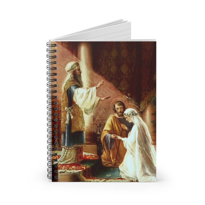 Wedding Notebook Mary and Joseph Catholic, Eucharistic Adoration ...