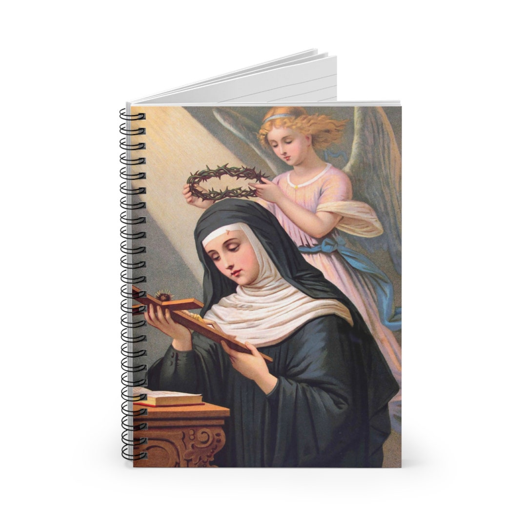 Saint Rita of Cascia Adoration Notebook, Religious Journal Christmas ...