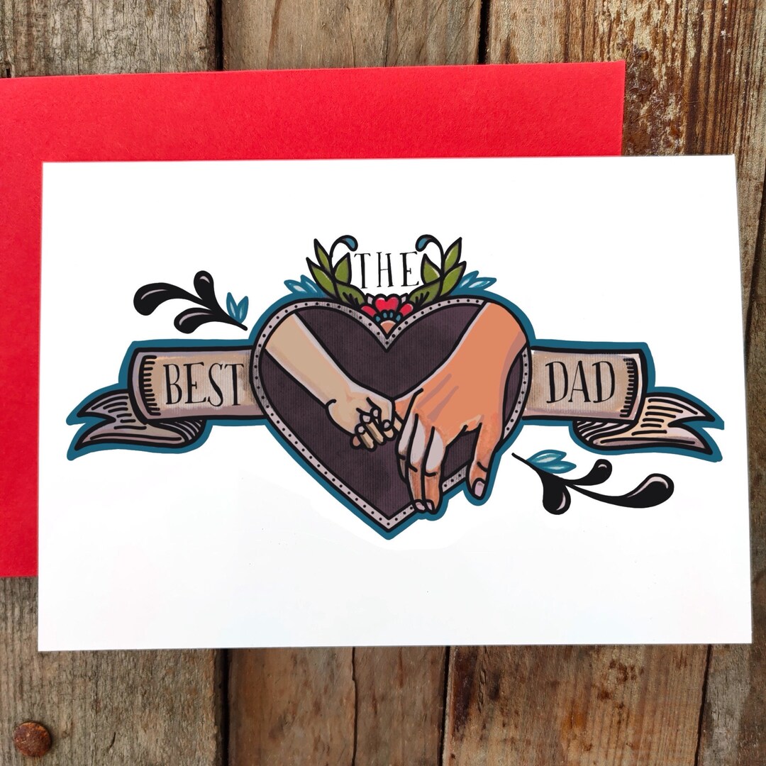 Personalised Fathers Day Dad Card | the Best Dad, Daddy | Father and ...