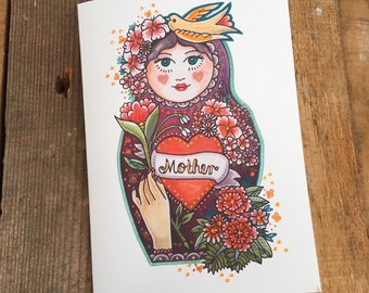 Russian Birthday Card | Etsy