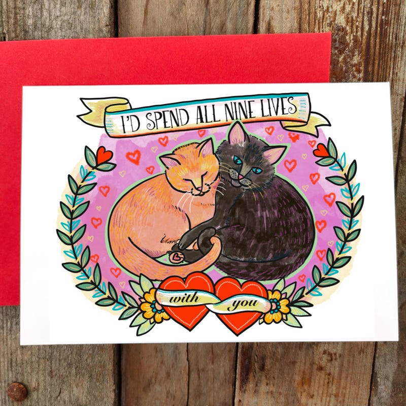 Cool Valentines Card - Etsy UK