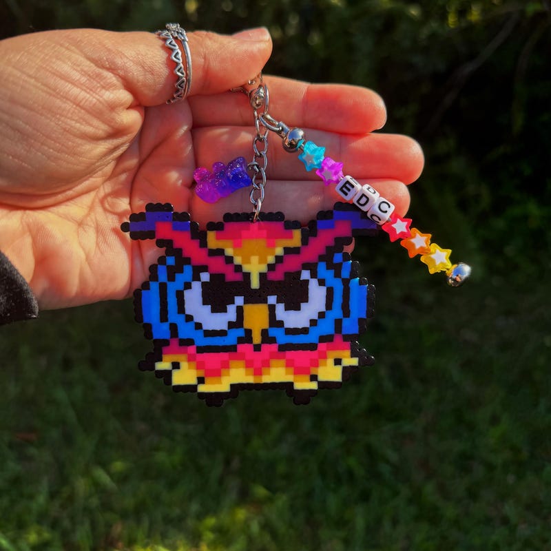 Perler Bead Keychain - Etsy
