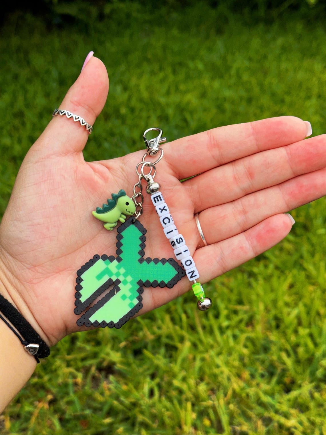 Excision Inspired Perler Keychain - Etsy