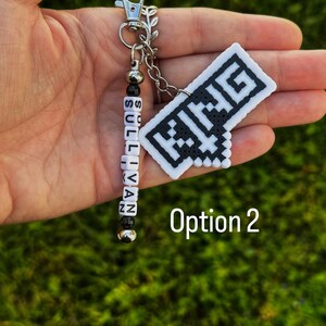 Sullivan King Inspired Perler Keychain - Etsy