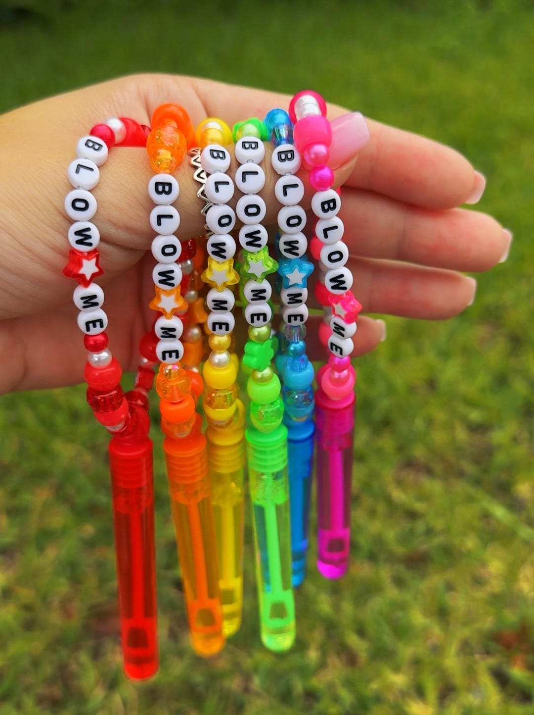 Rave Kandi Bracelet With Bubbles - Etsy