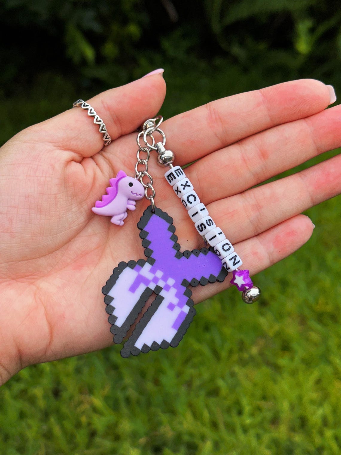 Excision Inspired Perler Keychain - Etsy