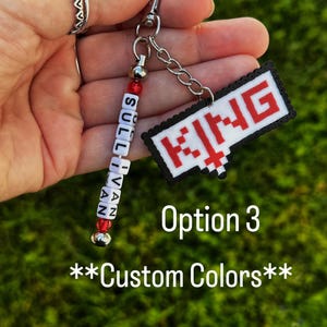 Sullivan King Inspired Perler Keychain - Etsy
