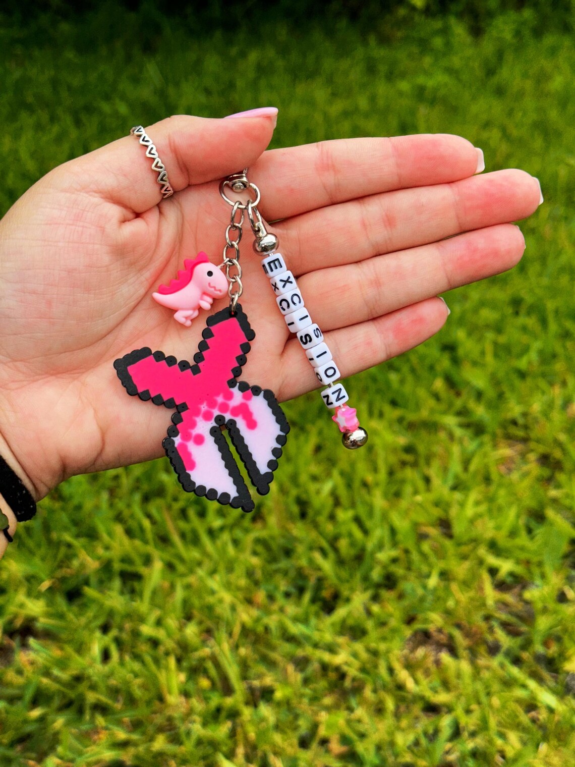 Excision Inspired Perler Keychain - Etsy